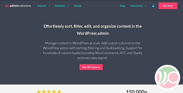 Admin Columns Pro Ninja Forms for WordPress