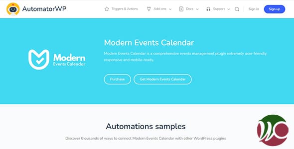 AutomatorWP Modern Events Calendar for WordPress
