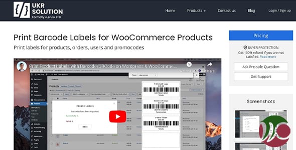 Barcode Label Printing for WooCommerce