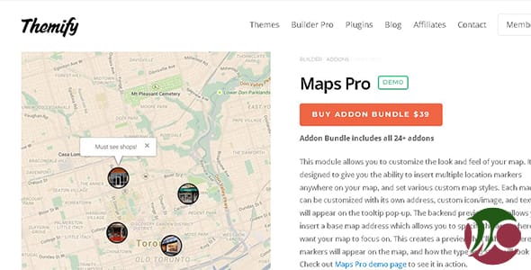 Builder Maps Pro for WordPress