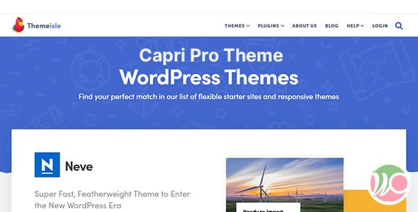 Capri Pro WordPress Theme by Themeisle