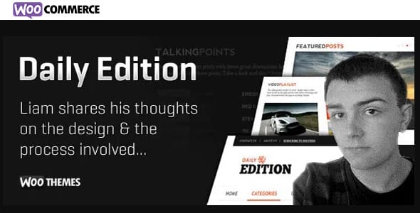 Daily Edition WordPress Theme by WooThemes