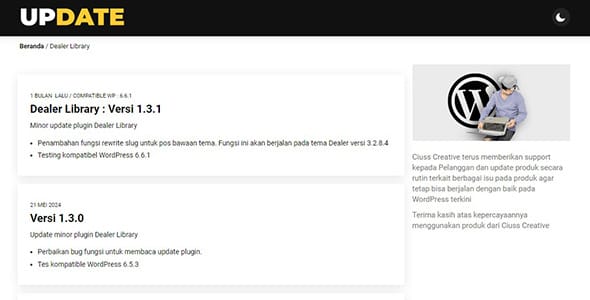 Dealer Library for WordPress