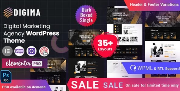 Digima Agency WordPress Theme