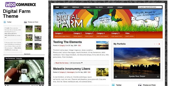 Digital Farm WordPress Theme by WooThemes