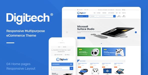 Digitech Technology WooCommerce WordPress Theme