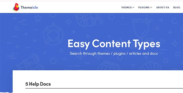 Easy Content Types for WordPress