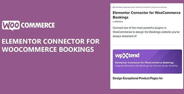 Elementor Connector Bookings for WooCommerce