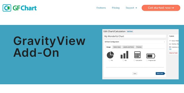 GFChart GravityView Add On for WordPress