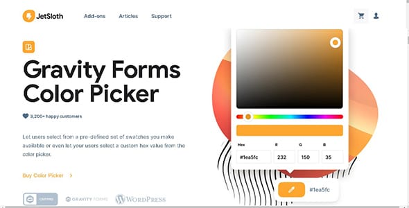 Gravity Forms Color Picker for WordPress