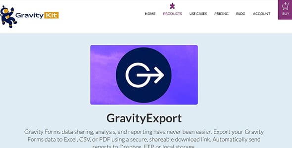GravityExport for WordPress
