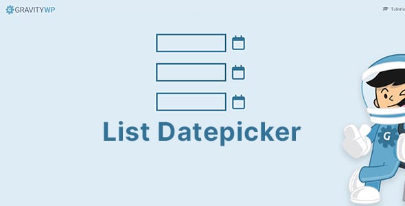 GravityWP List Datepicker for WordPress