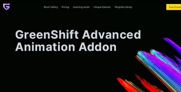 GreenShift Advanced Animation Addon for WordPress