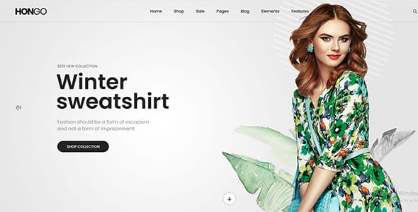 Hongo Modern and Multipurpose WooCommerce WordPress Theme