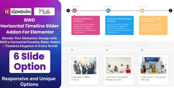 Horizontal Timeline Slider for WordPress