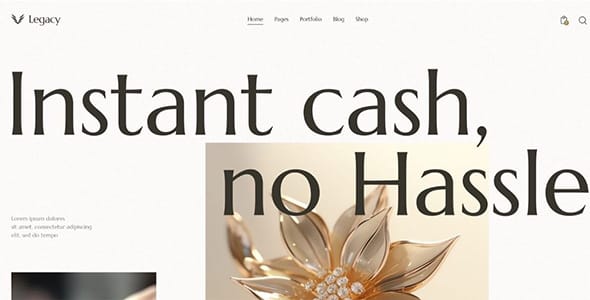 Legacy Antique Vintage and Collectibles WordPress Theme