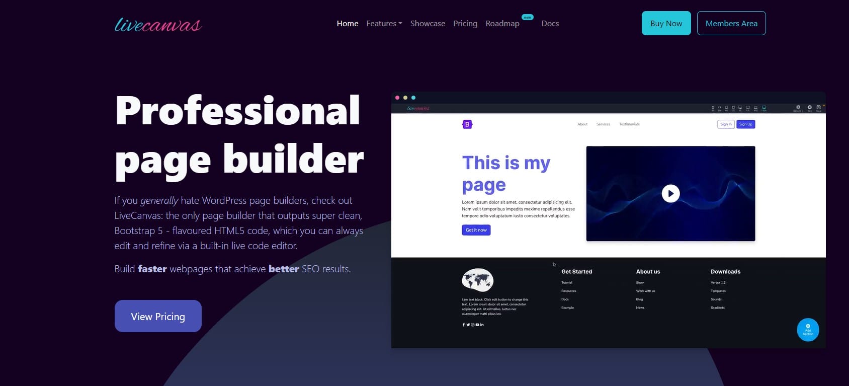 LiveCanvas for WordPress