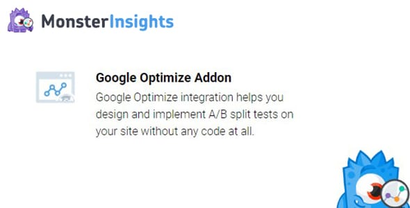MonsterInsights Google Optimize Addon for WordPress
