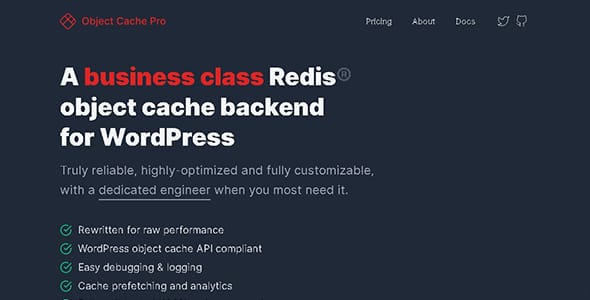 Object Cache Pro For Wordpress