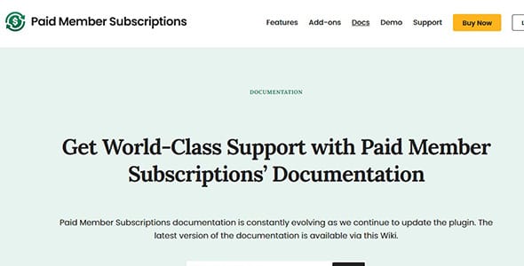 Paid Member Subscriptions Pro for WordPress
