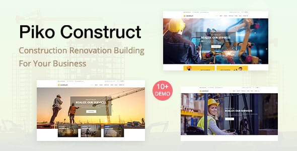Piko Construct Construction WordPress Theme