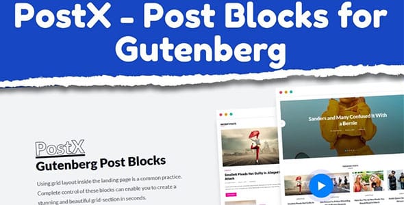 PostX Pro Gutenberg Post Blocks for WordPress