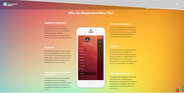 Responsive Menu Pro for WordPress