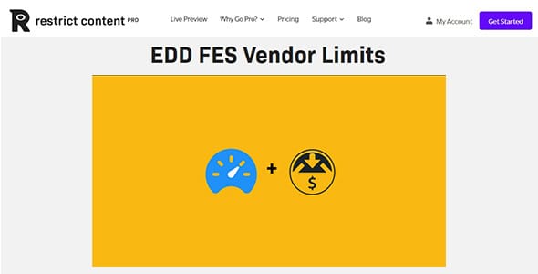 Restrict Content Pro Easy Digital Downloads Vendor Submission Limits