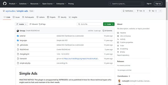 Simple Ads for WordPress