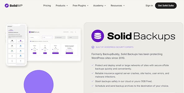 Solid Backups for WordPress