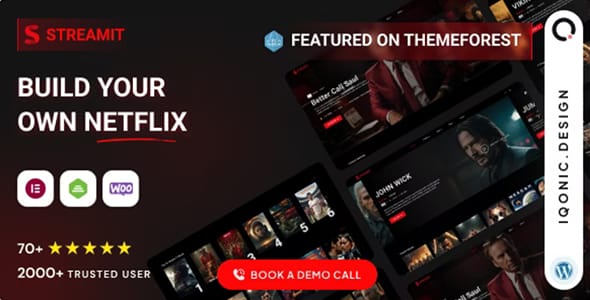 Streamit Video Streaming WordPress Theme