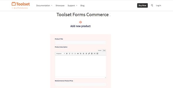 Toolset Forms Commerce for WordPress