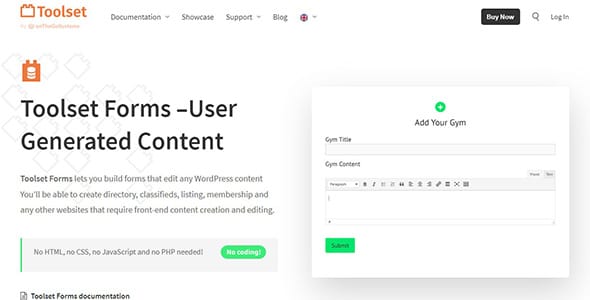 Toolset Forms for WordPress