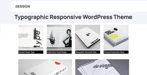 Typographic Responsive WordPress Theme by Marios Lublinski