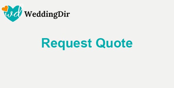 WeddingDir Request Quote for WordPress