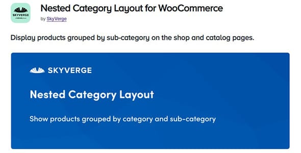 Nested Category Layout for WooCommerce