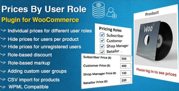 Prices User Role for WooCommerce