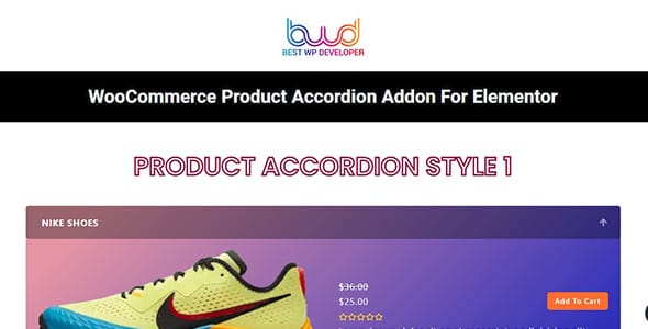 Product Accordion for WooCommerce