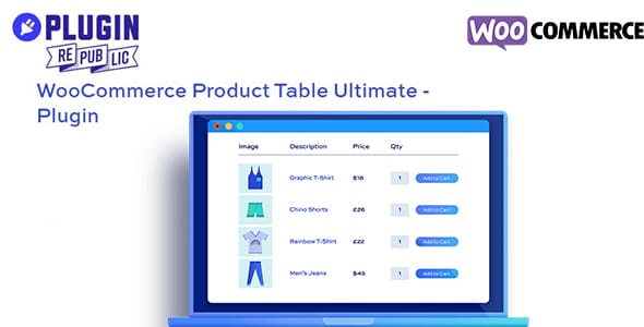 Product Table Ultimate for WooCommerce