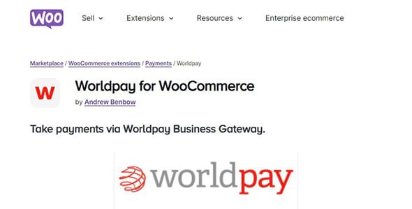 WorldPay Extension for WooCommerce