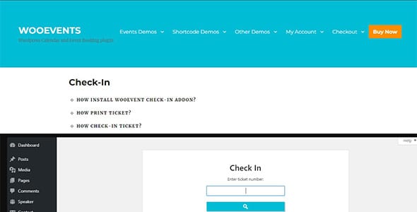 WooEvents CheckIn for WordPress
