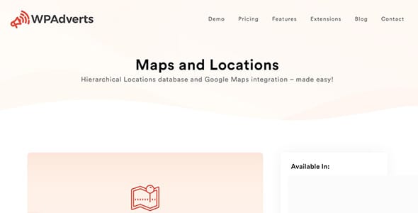 WP Adverts Maps and Locations for WordPress