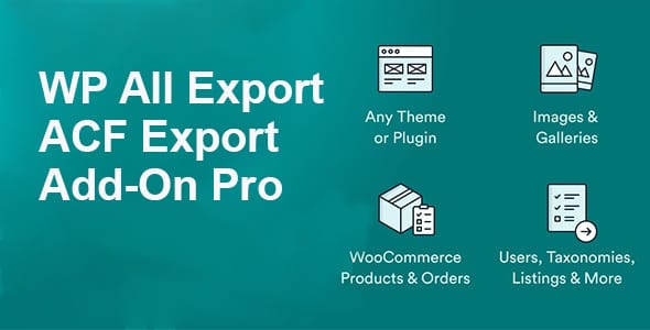 WP All Export ACF Export Add On Pro for WordPress