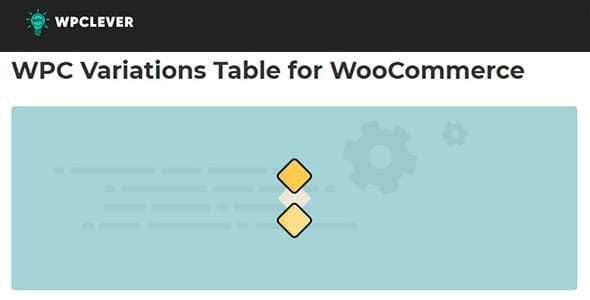 WPC Variations Table for Premium for WooCommerce