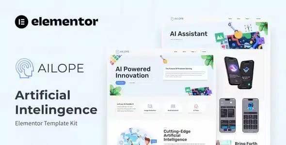 Ailope Artificial Intelligence Elementor Template Kit